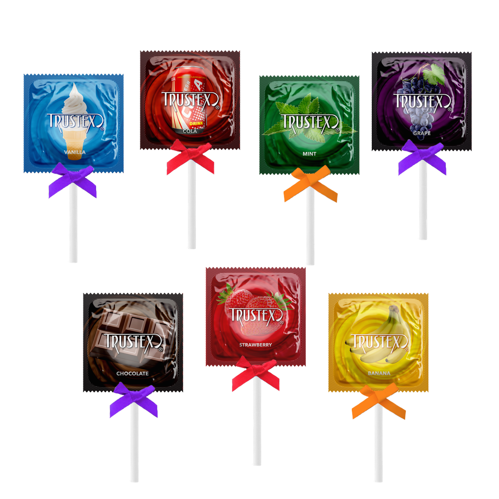 Trustex® Flavor Pops, Bag of 50 | Global Protection Corp.