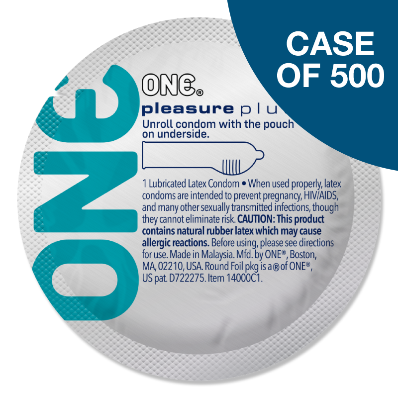 ONE® Pleasure Plus®, Case of 500 | Global Protection Corp.